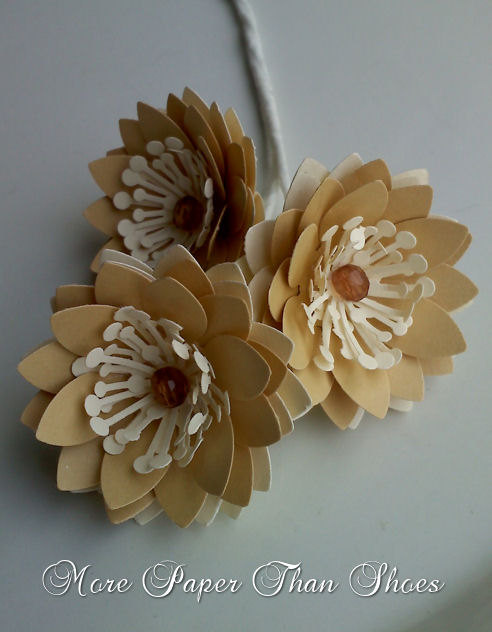 Handmade Paper Flower Stems - Diy - Bouquets - Wedding- Home Decor ...